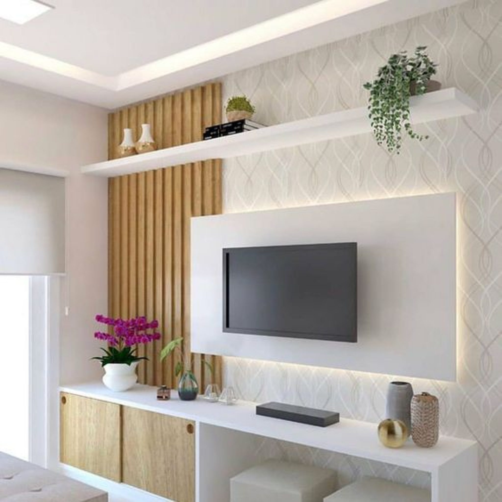 Você precisa decor » Arquivo 10 ideias para a parede da TV! - Você ...